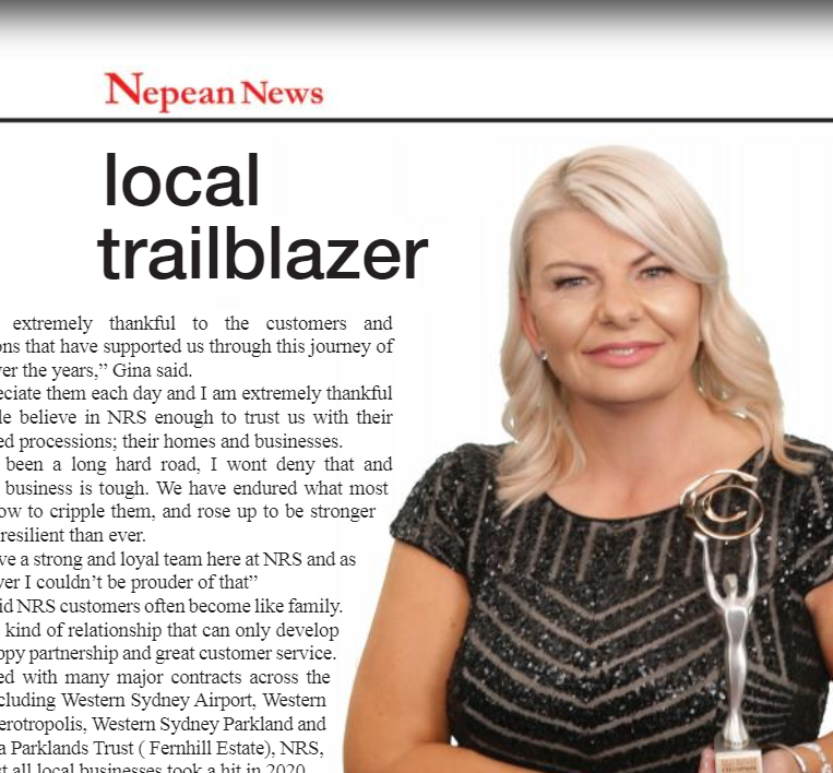 Gina Field - Local trailblazer - Nepean Regional Security
