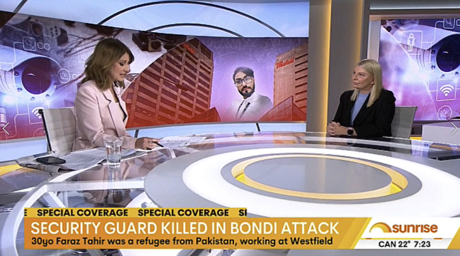 Channel 7 Sunrise Interview with Natalie Barr - Nepean Regional Security